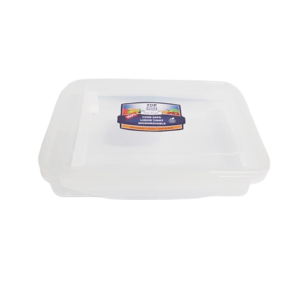 (RC1001) TOP LOCK RECT BOX WITH DIVIDER 1000ML | Titus Stores